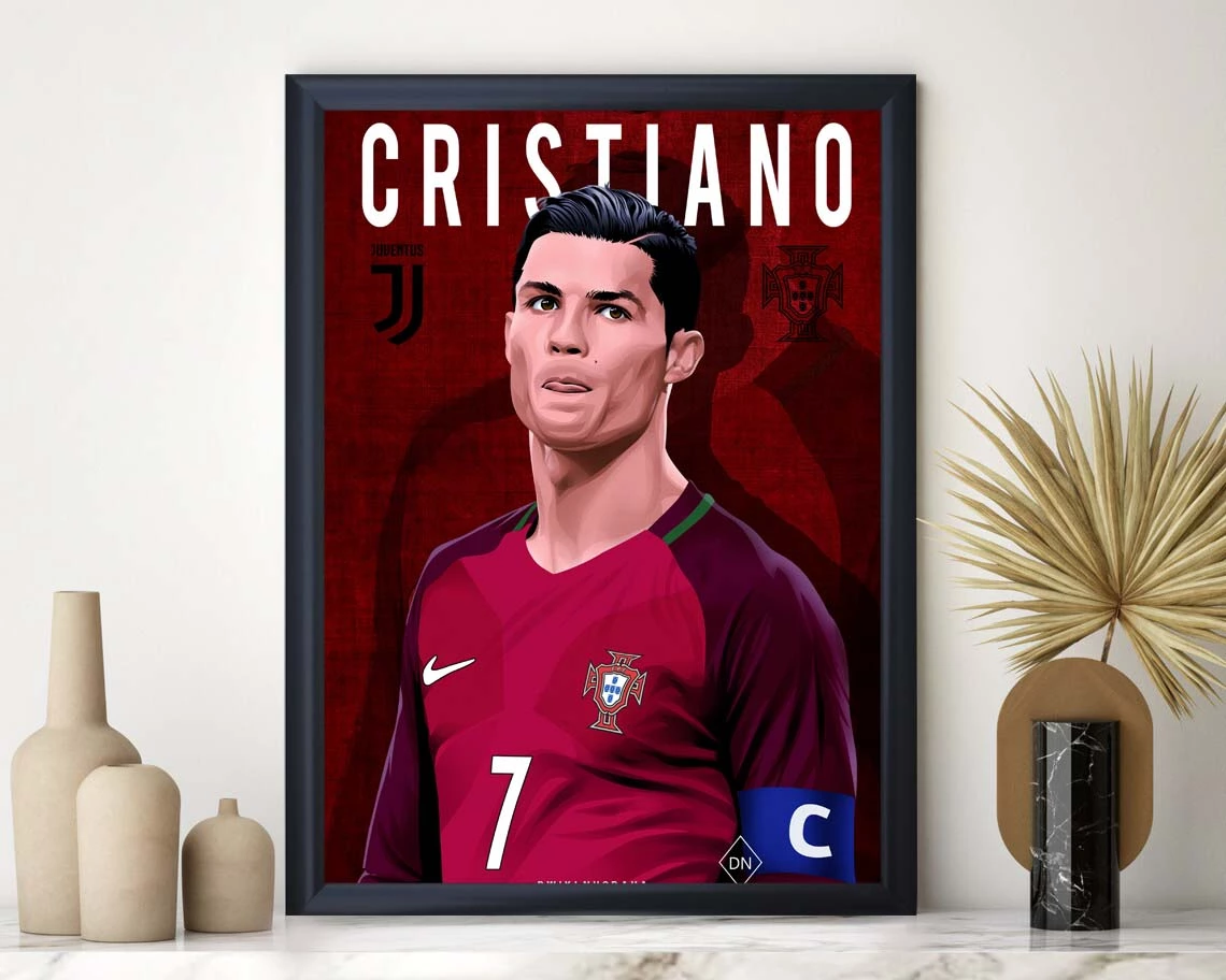 CR7 Digital Art Print and Frame | Arts, Frames, Mirrors.